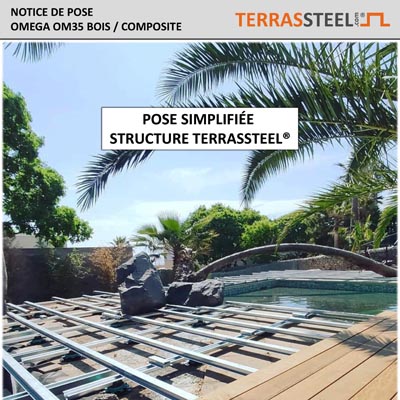 Notice de pose simplifiée Oméga bois - TERRASSTEEL